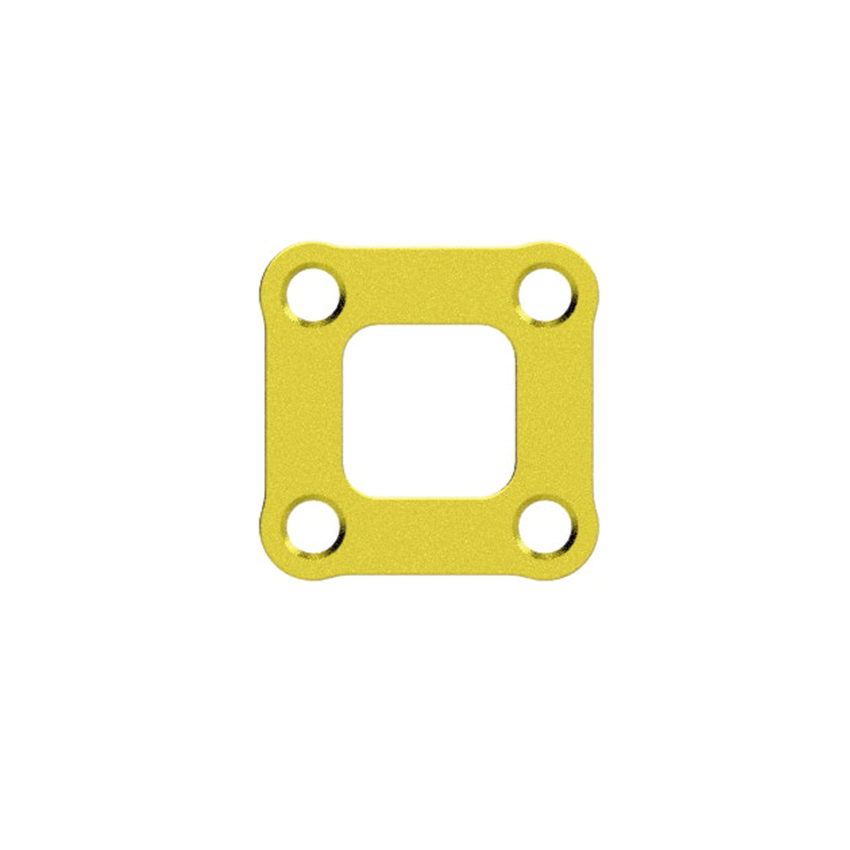 Square Plate, 4 holes - Ultra Low Profile